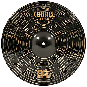 Meinl 16" Crash Cymbal - Classics Custom Dark - Made in Germany, 2-YEAR WARRANTY (CC16DAC)