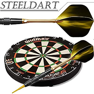 VOOVOO Plastic Tip Dart 18 Gram Soft Tip Dart Set for Electronic Dart Board, 12 Pack Professional Plastic Tip Dart Set with 120 Dart Tip Point 12 Flight 12 Aluminum Shafts