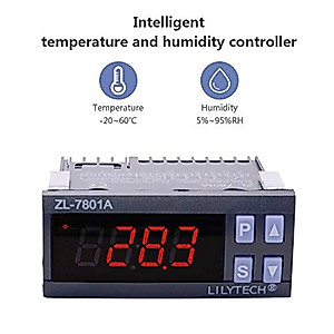 LILYTECH ZL-7801A, 100-240Vac, Multifunctional Automatic Incubator, Incubator Controller, Temperature Humidity for Incubator Accessories