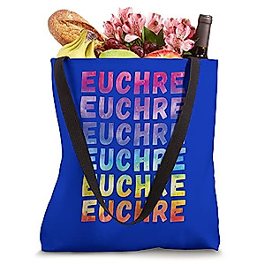 Retro Look Euchre - Fun Card Players Apparel Tote Bag