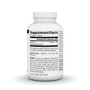 Source Naturals Magnesium Citrate, Supports Bone and Heart Health* 133 mg - 180 Capsules