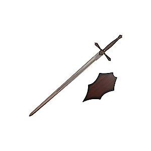Wuu Jau L-668 Medieval Sword with Display Plaque, 43"