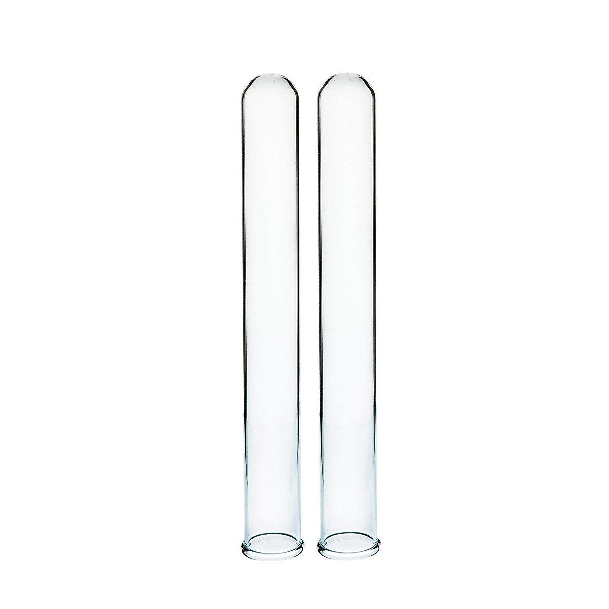 Eisco Labs 25ml Borosilicate Test Tubes with Inverse Scale and Graduations