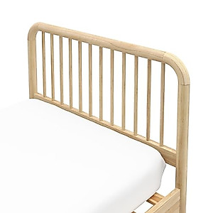 Storkcraft Next Porto Twin Bed (Natural) – GREENGUARD Gold Certified Fits Standard Twin Mattress, Sleek and Elegant Design, Easy to Assembly, Easy-to-Match Style