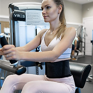 RiptGear Umbilical Hernia Belt for Men and Women - Abdominal Support Binder with Compression Pad - Supports Waist and Tummy after Surgery, Postpartum, and Belly Button Hernia Aid (Large/Extra Large)