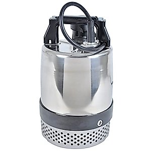 Little Giant FLS-400, 115-Volt, 3600 GPH, 1/2 HP Heavy-Duty Manual Stainless Steel Submersible Utility Pump with 20-Ft. Cord, Steel, 620240
