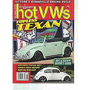 DUNE BUGGIES & HOT VWs JANUARY, 2015 (VITTONE'S BONNEVILLE ENGINE BUILD !)
