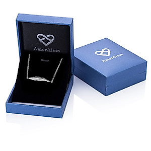 AmorAime Silver Bracelet for Women Lucky Simple Feather Bracelet Love 925 Sterling Silver Adjustable Jewelry for Women for Festival, Vacation or Holiday