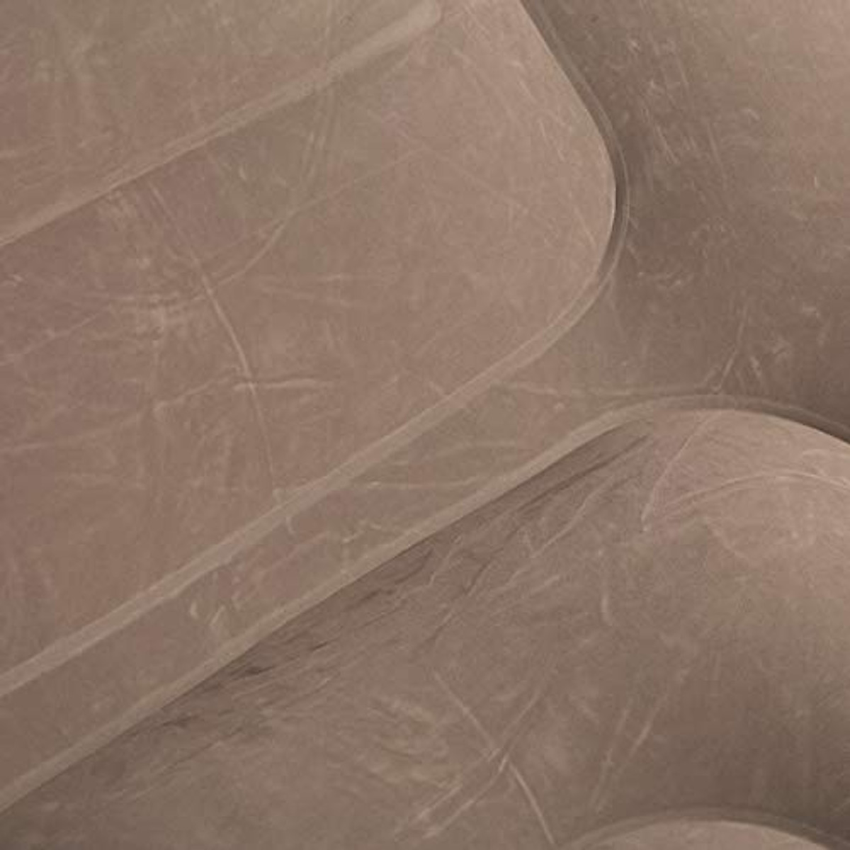 Keenso Lazy Flocking, Portable Fitness Flocking Lazy Lounger with Foot Cushion Simple Inflate Deflate for Outdoor Accessory