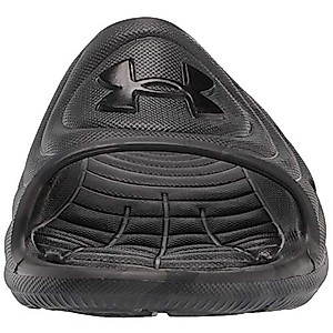 Under Armour Men's Locker Camo, Black (002)/Jet Gray, 8 M US