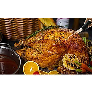 Turkey Baster Set, Turkey Injector Syringe with Cleaning Brush, Syringe Baster for Cooking - 11.5 inch Baster with Measurments for BBQ Grill Baking Kitchen Cooking