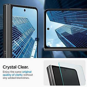 Spigen Tempered Glass Screen Protector [GlasTR EZ FIT] designed for Galaxy Z Fold 5 [2 Pack]