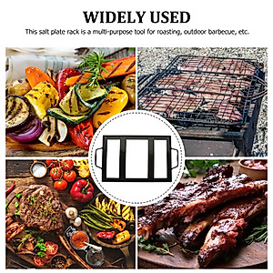 YARNOW Salt Block Holder Salt Plate Holder Metal Holder for 8x12 Salt Block