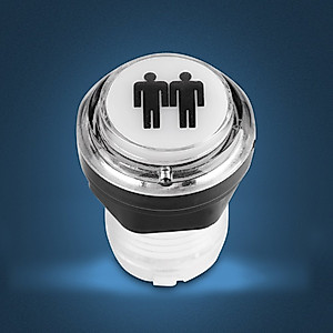 Arcade Buttons 4 × LED Arcade Button Kit Part 1 Player + 2 Player + LED Buttons DIY Arcade Push Buttons Player Single Double for Arcade Machine Arcade Games