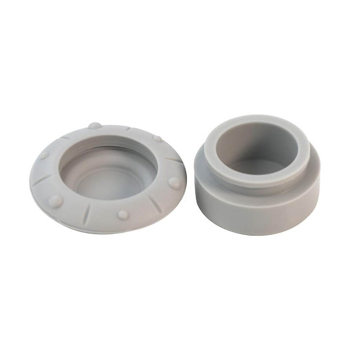 YHSWE UFO Shape, Silicone Wax Container Non-stick Food Grade, 5ml, Suitable For Storing Beeswax and Skin Care Products, Easy To Carry When Traveling (5 pcs)