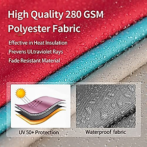 LKINBO 10X10FT Cantilever Umbrella Outdoor Umbrellas Large Patio Umbrella Windproof Offset Umbrella Heavy Duty Hanging Sun Umbrella With Cross Base for Garden Deck Pool Beach Market,Grey