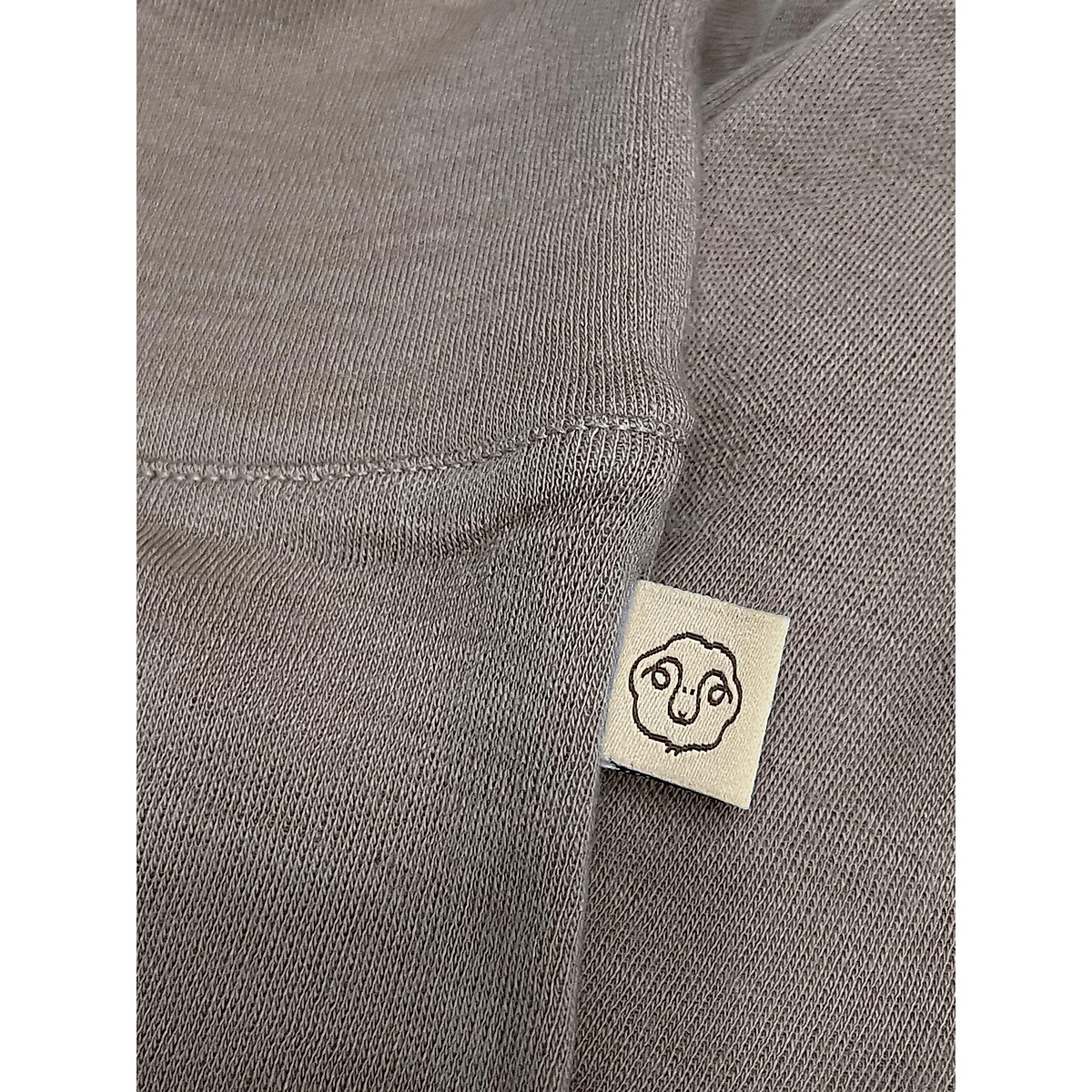 Woolino Baby Footed Romper Pants, 100% Merino Wool Baby Pants, Newborn Pants with Footies for Infant Boy & Girl, 6-12m, Dove