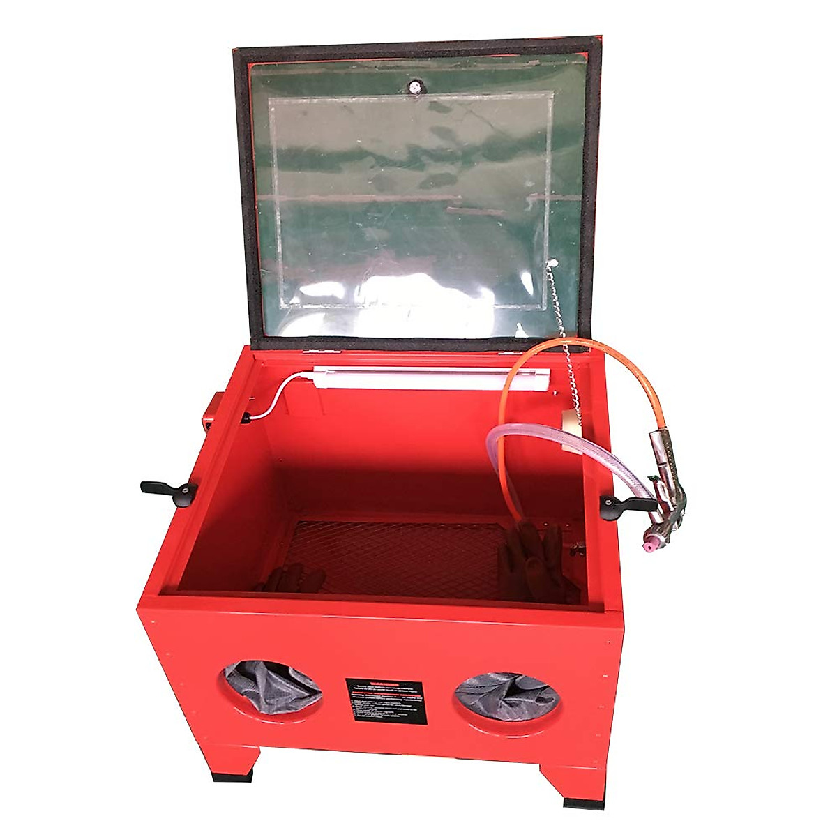 Parts-Diyer 25 Gallon Bench Top Air Sandblasting Cabinet Sandblaster Blast Large Cabinet Air Sand Blaster w/Spray Gun Steel Best Gift for Christmas