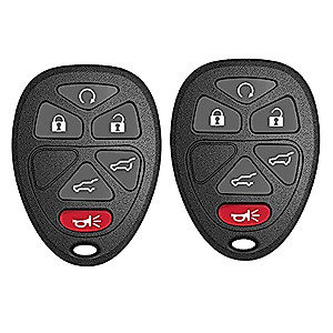 Car Keyless Entry Remote Key Fob Fits 2007-2014 Chevy Tahoe/Suburban/GMC Yukon, Cadillac Escalade ESV EXT(FCCID:OUC60270,OUC60221 20869057,15913427)