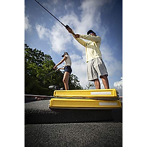 Plano Edge 3700 Premium Thin Tackle Utility Box, Clear and Yellow, Waterproof and Rust-Resistant Bait and Tackle Box Storage Organization