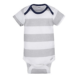 Onesies Brand Baby Boys' 8-Pack Short Sleeve Mix & Match Bodysuits, Loud Cute Dog, 3-6 Months