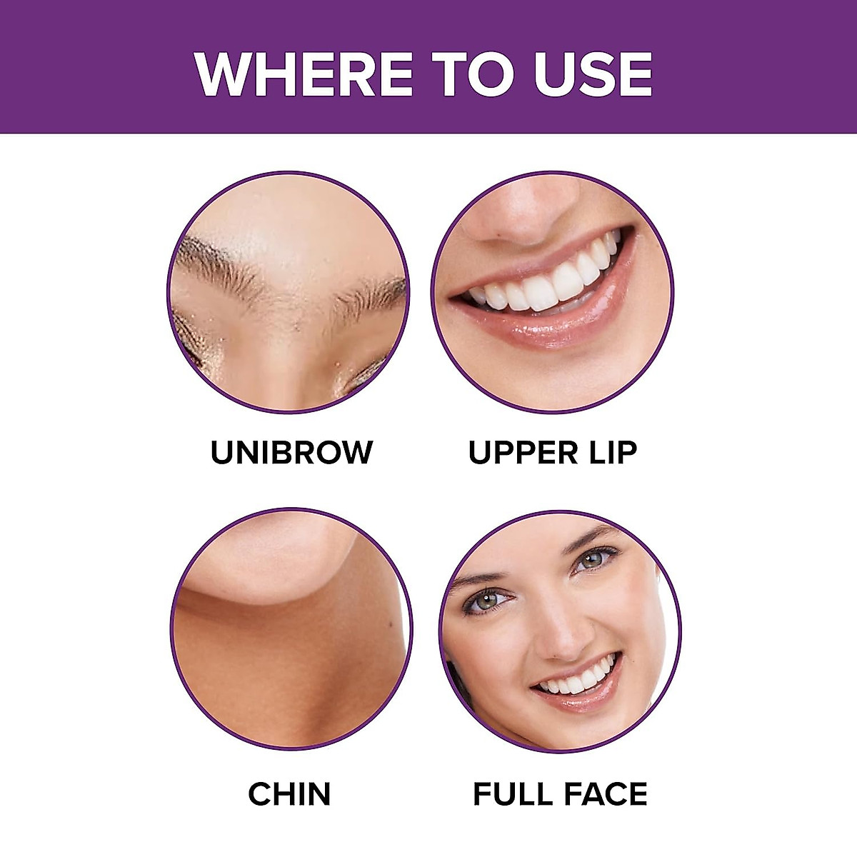 No Grow Female Facial Hair Remover & Growth Inhibitor - 90ml - Visible Results in 4 Months - Once a Week Women's Hair Removal Gel & Hair Inhibitor for Face