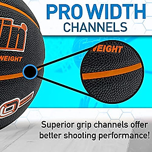 Franklin Sports 5000 Women's Basketball - 28.5" Girl's Basketball - Official Indoor Basketball - High School + College Game Ball - Air Pump Included