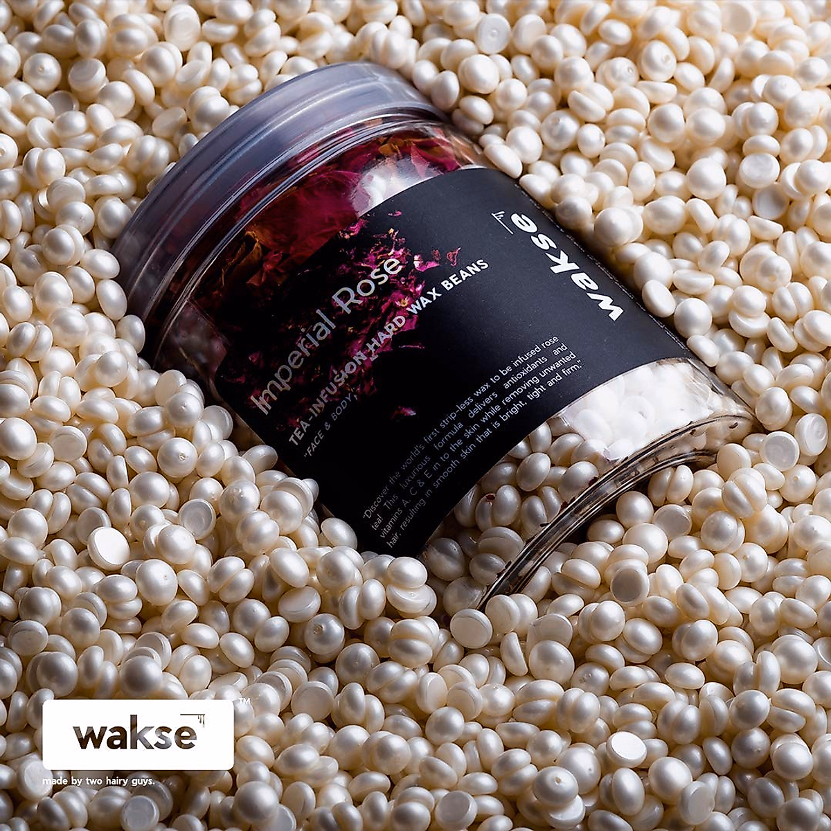 wakse Mini Imperial Rose Hard Wax Beans (4.8 oz)