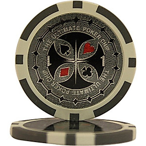 600pcs 13.5G Ultimate Casino Poker Chips Set with Heavy Duty Acrylic Case & Chips Trays