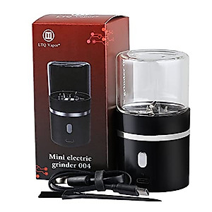 AiTURE Upgraded Mini Electric Grinder Spice Smart Herb 400 mAh with 50ml Jar,Easy to Carry(Grinder)