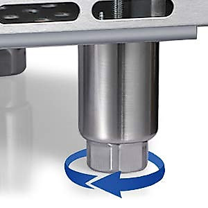 ADT Ice Mahcine Stainless Steel Under Counter Freestanding Commercial Ice Maker Machine for Home/Kitchen/Office/Restaurant/Bar/Coffee (270LB, Single-Water Inlet)