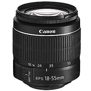 Canon EOS 4000D / Rebel T100 DSLR Camera w/EF-S 18-55mm F/3.5-5.6 Zoom Lens + 64GB Memory, Filters,Case, Tripod, Flash, and More (34pc Bundle)