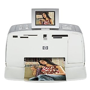 HP PhotoSmart 375B Compact Photo Printer with Battery