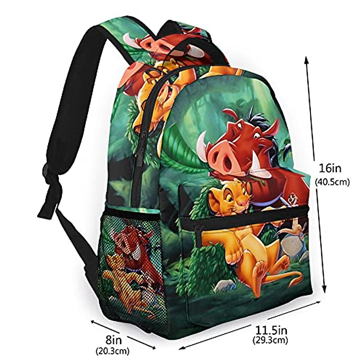 Funny MDVDFVGR Casual Backpack Fancy Book Bag Daypack Laptop Back Pack Hiking Outgoing For Teen Women Men