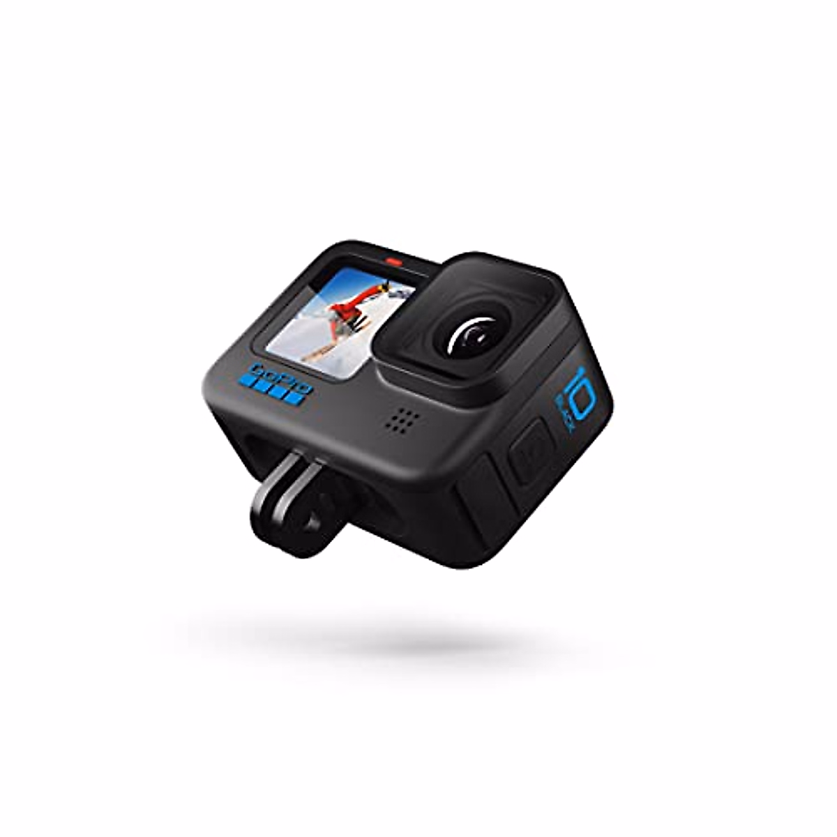 GoPro HERO10 Black - Waterproof Action Camera with Front LCD and Touch Rear Screens, 5.3K60 Ultra HD Video, 23MP Photos, 1080p Live Streaming, Webcam, Stabilization