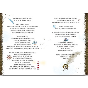 Smiling Wisdom - Old World - You Are The Author of Your Life Greeting Card and Fashion Helm Keychain Gift Set - Graduation Advice for Your Journey in Love, Friendships, and Life - Brown - Helm KC