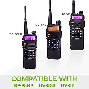 BaoFeng, BTECH BL-5L 3800mAh Li-ion Battery Pack, High Capacity Extended Battery for UV-5X3, BF-F8HP, and UV-5R Radios (BL-5 BaoFeng Battery Series)