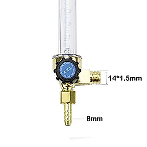 1Pc 0-25 L/Min Oxygen Flow Meter with Control Valve for Oxygen Air Gas