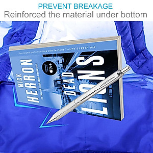 TXHVO Clear Backpack, Heavy Duty Transparent Bookbag, See Through PVC Backpacks for Boys Men - Blue