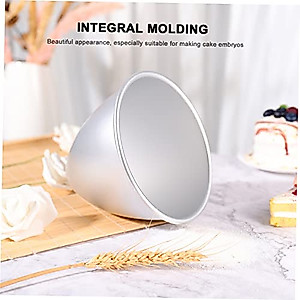 KJHBV Cake Mold Dome Cake Pan Doll Cake Chocolate Cake Food Decor Semicircle Baking Pan Metal Egg Tart Candy Molds Baking Pan Molds Round Cake Pans Bakeware Tart Plate 3d Aluminum Alloy