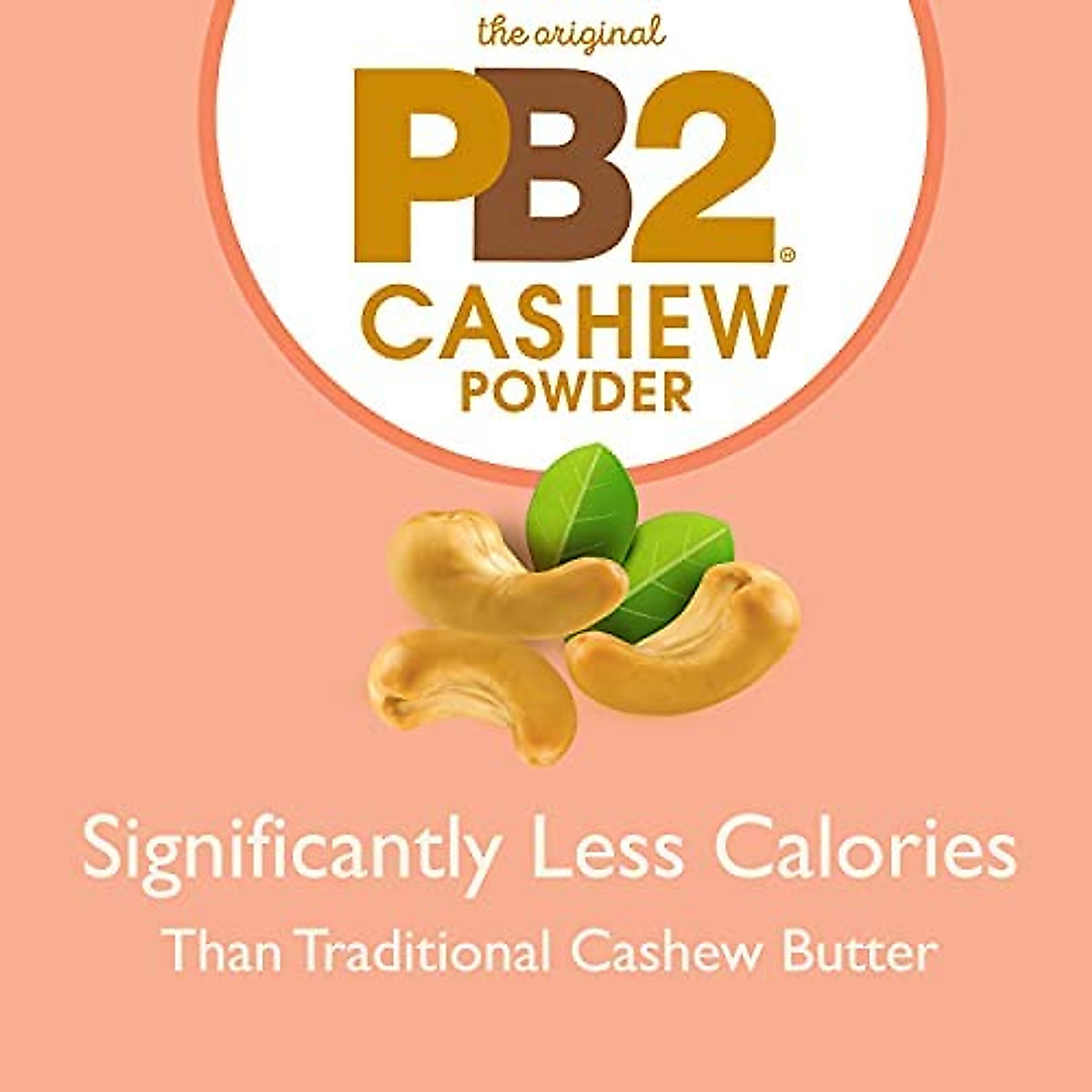 PB2 Powdered Cashew Butter - Cashew Powder with No Added Sugar or Salt [1lb Jar]