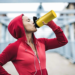 Spout Lid Compatible with Hydro Flask Wide Mouth Water Bottle 12 16 18 20 32 40 oz, Top Replacement Lid with Twist Cap (Black)