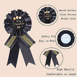 It's My 50th Birthday Tinplate Badge Pin, Anniversary Birthday Pin, Award Ribbon Party Decoration Logo for Men Women(50)