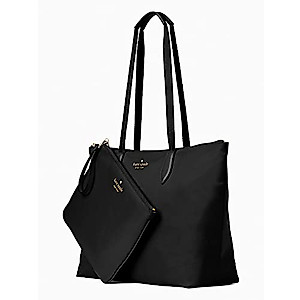 Kate Spade New York Mel Packable Nylon Tote, Black, WKR00625-001