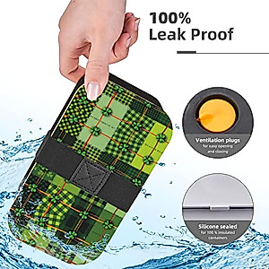 KOOLR Patchwork Print Bento Box Adult Lunch Box With 2 Compartments Stackable For Work Picnic Leak Proof Bento Box