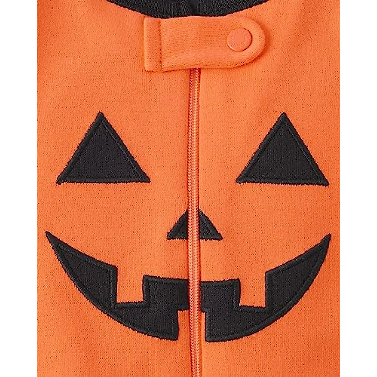 The Children's Place Baby Toddler, Halloween Pajamas, Cotton, Pumpkin One Piece, 18-24 MONTHS