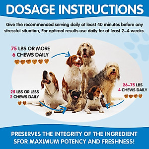 Hemp Calming Chews for Dogs, 150 Soft Dog Calming Treats, Dog Calming Treats with Hemp Oil, Dog Anxiety Relief, Separation, Barking, Stress Relief for Dog - Peking Duck Flavored