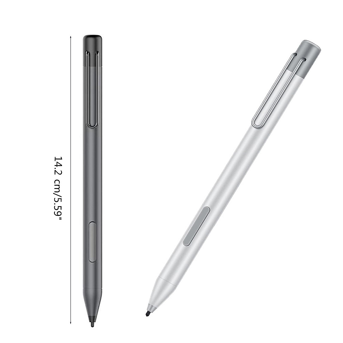 Ergonomic Pen Stylus with Nib Set for Surface Pro4 5 6 7 8 9 Book Go for Mini /3Pro/3 Accurate Writing and Drawing Metal Body Pen Touch Pen for Laptop/Studio/Book Ergonomic Pen Stylus with Nib Set