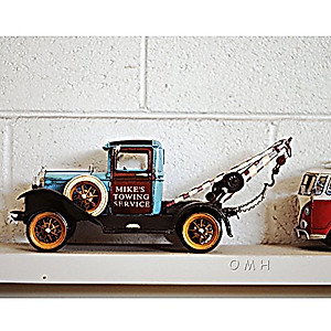 Old Modern Handicrafts 1931 Ford Model A Tow Truck - 1:12 Scale Model Truck - an Elegant Decor Piece for Any Space - 16.8L x 6.0W x 6.0H Inches