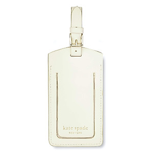 kate spade new york 20 oz Acrylic Miss to Mrs. Tumbler Bundle with Vegan Leather Luggage Tag, Miss to Mrs.